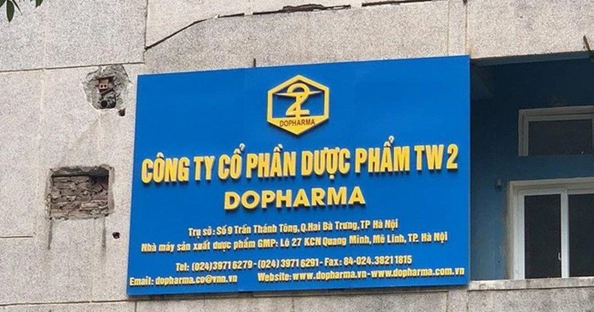 Dược phẩm Trung ương 2 (DOPHARMA) bị xử phạt 70 triệu đồng